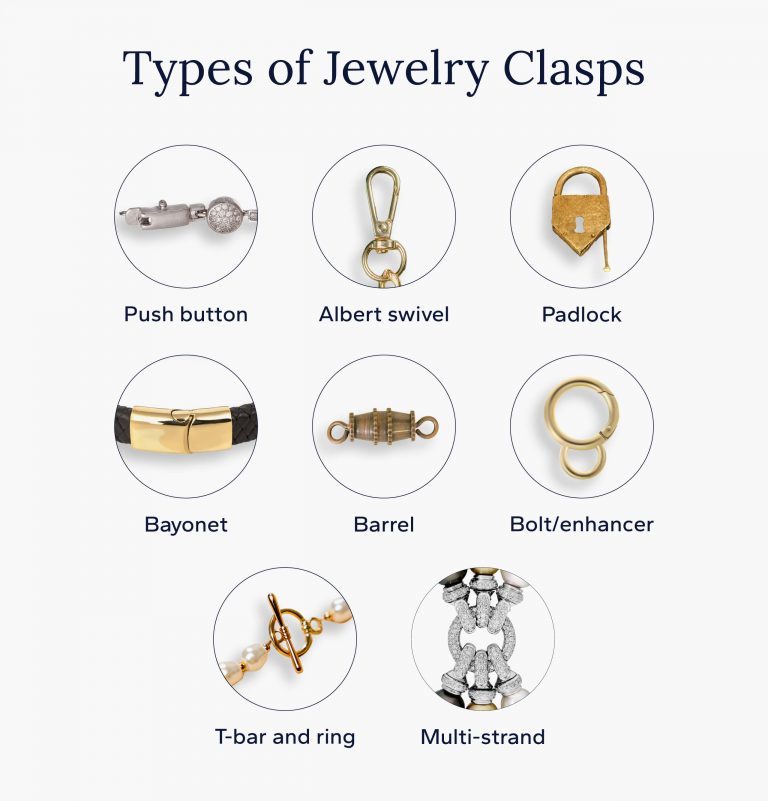 18 Necklace Clasp Types For All Jewelry Styles [Chart]